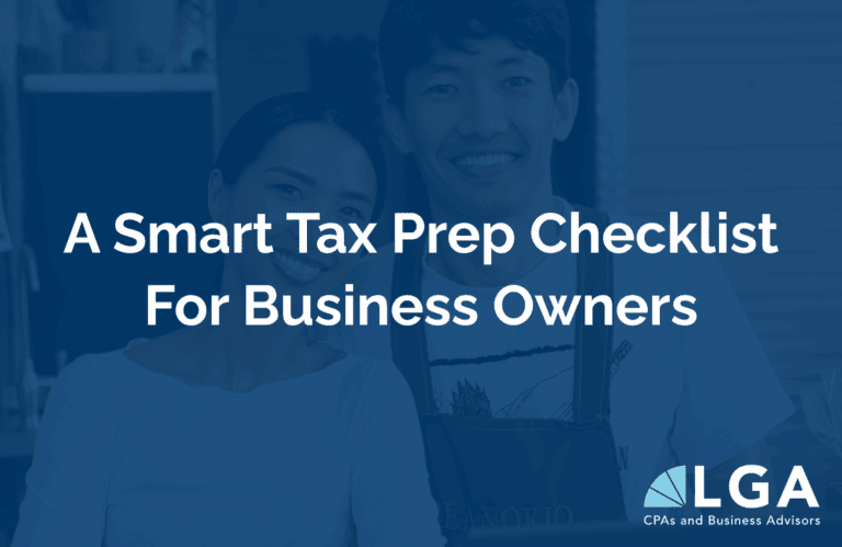 A Smart Tax Prep Checklist for Business Owners - LGA